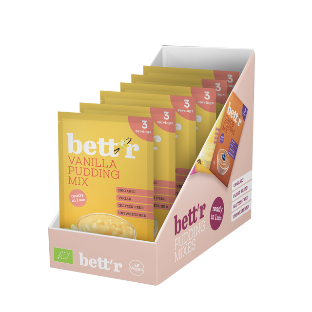Bio Mix for Vanilla Pudding Сachet, 30g, Bett’r – bettrfood